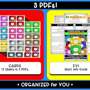 Superhero Icebreaker Cards: Classroom Team Building Activity (printable ...