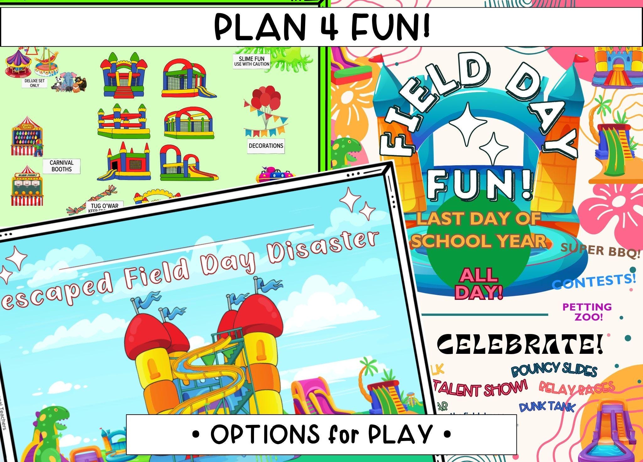 Field Day Disaster Escape Room: Kids Printable Puzzle Game (PDF) - Etsy