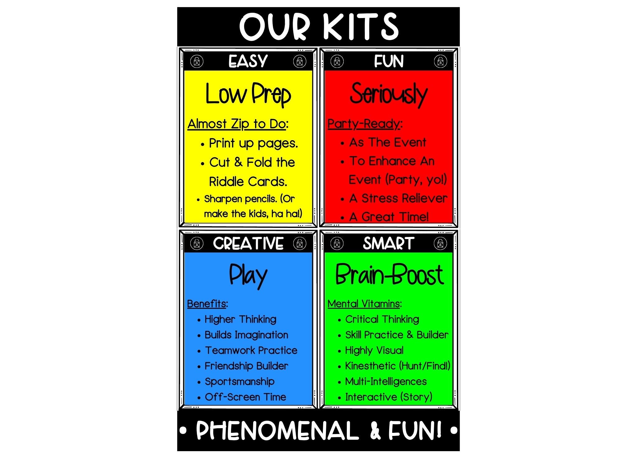 Scavenger Hunt for Kids — 4th of July - Printable Puzzle Game - Riddle ...