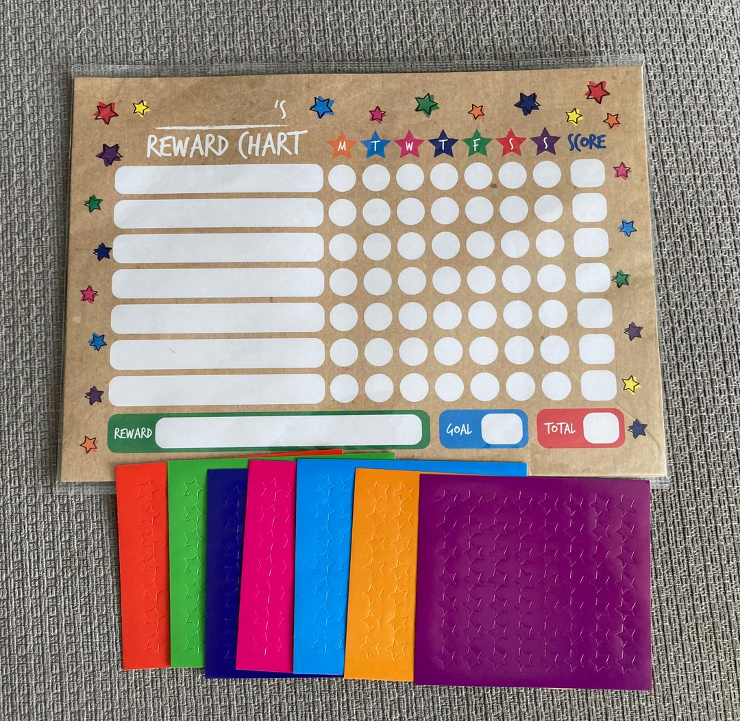 Reward Charts Pack (A4 Size), Including 7 Charts and Sticker Sheets ...