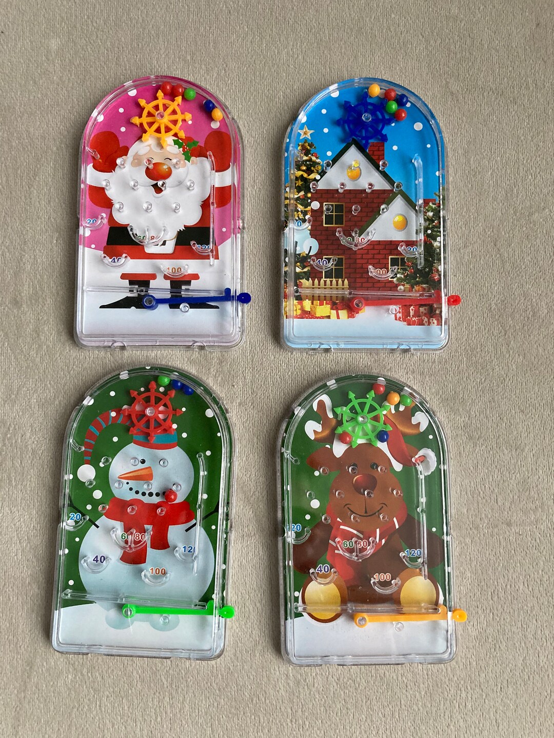 Christmas Mini Pinball Games - Etsy UK