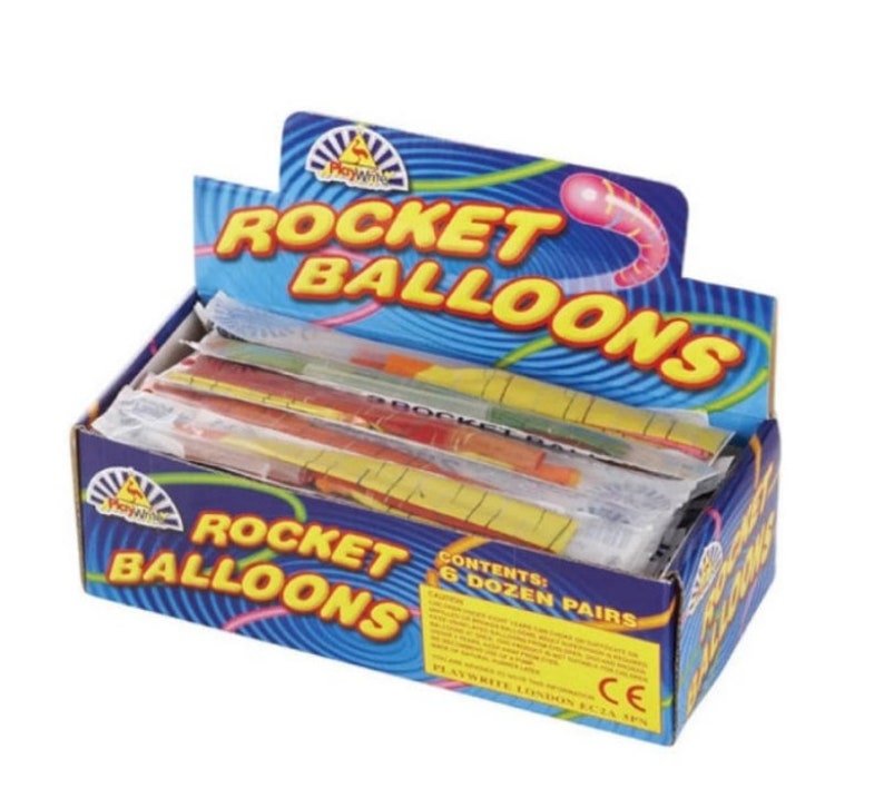 1-100 Packs of Screaming Rocket Balloons - Etsy