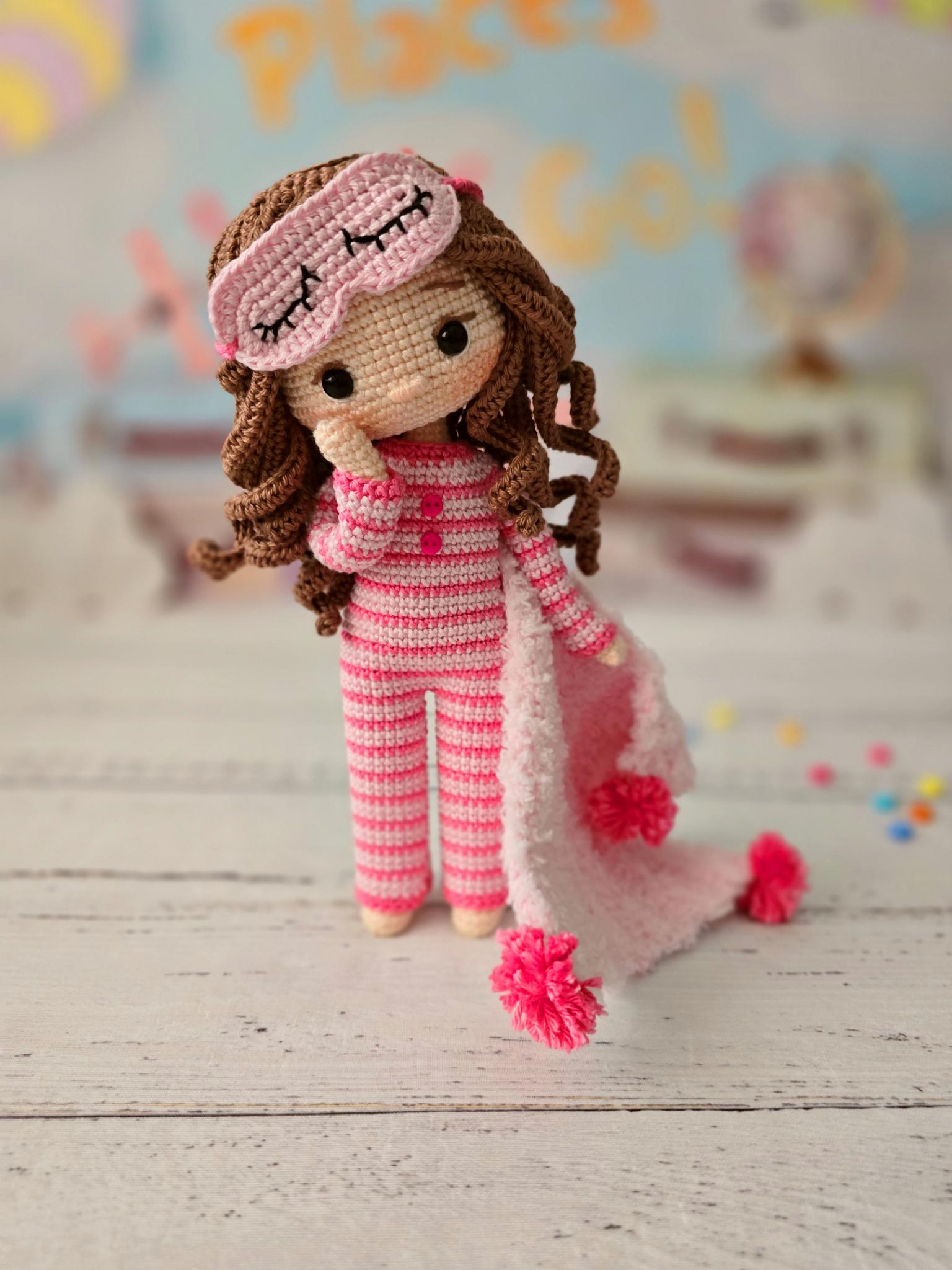 Amigurumi Pattern Jiji Doll, Crochet Gifts Plush Printable PDF Tutorial ...