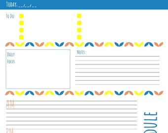Goodnotes Daily Planner ADHD Template Green - Etsy