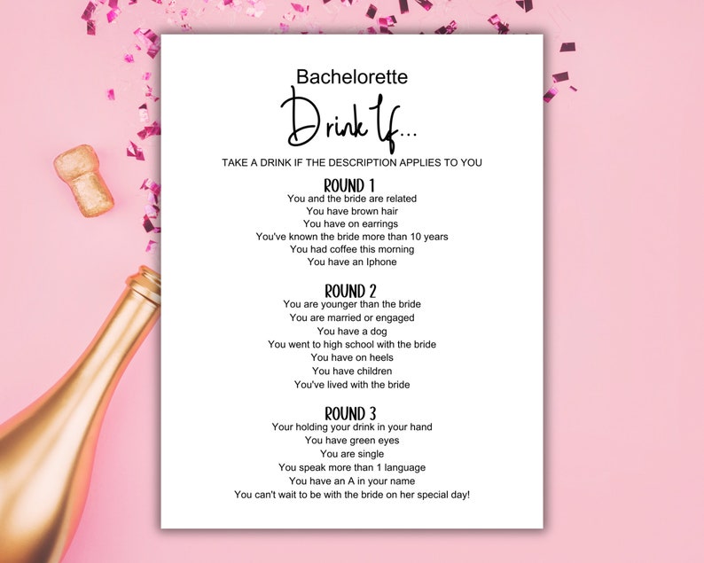 Bachelorette Party Games, Clean Bachelorette Games, Bachelorette Party ...