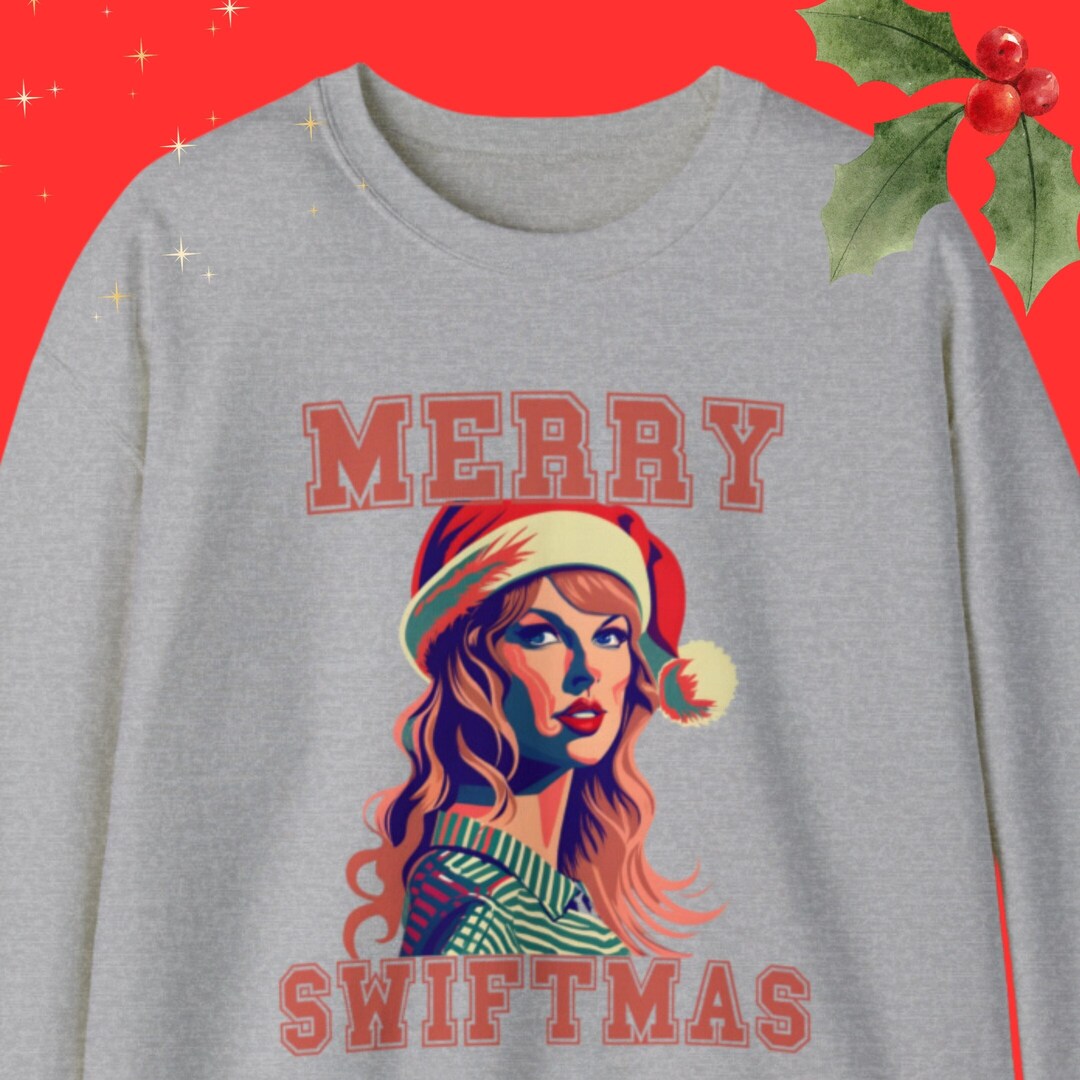 Merry Swiftmas Sweatshirt Taylor Swift Christmas Edition With Vintage ...
