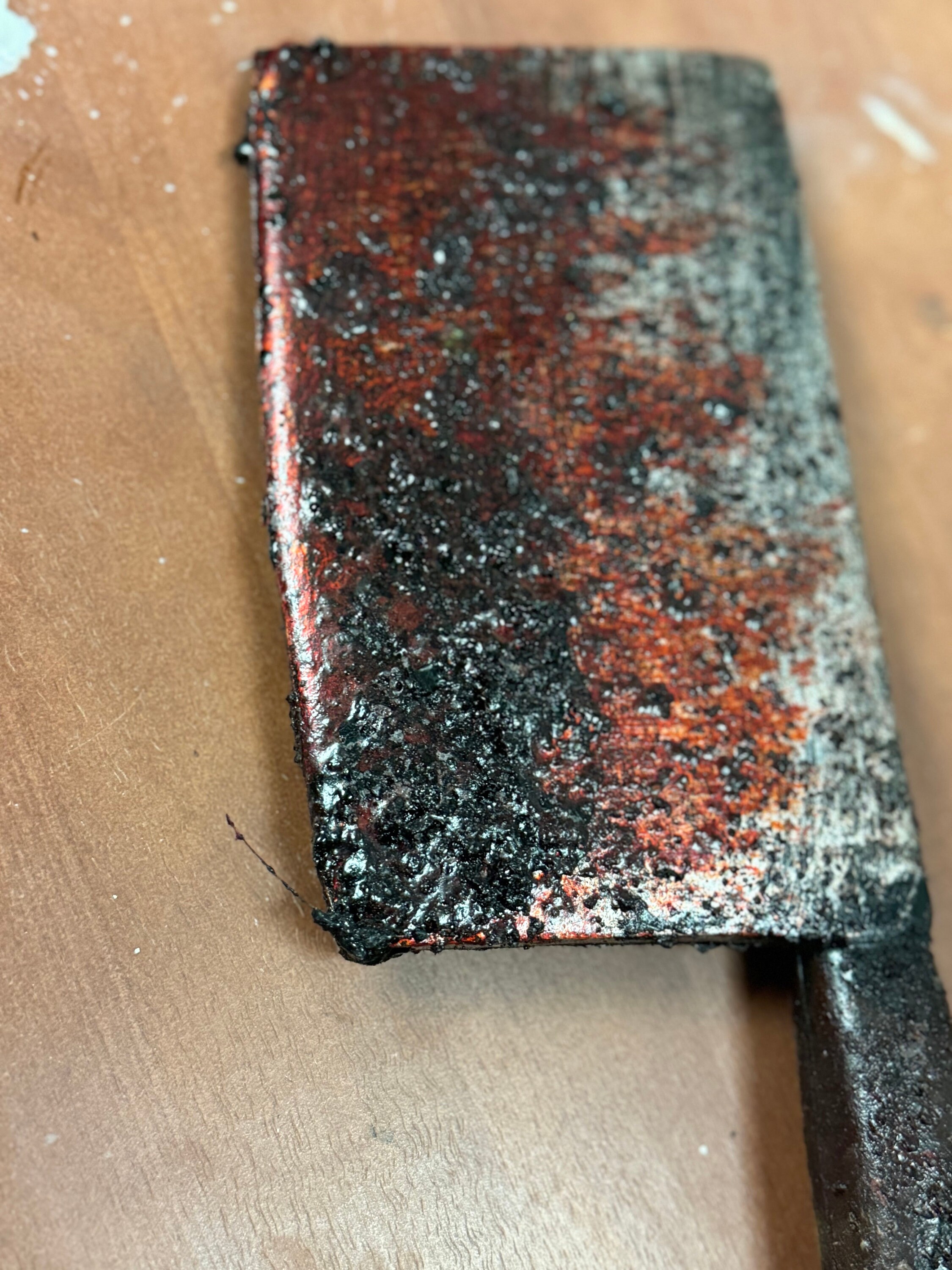 Gory Foam Cleaver Prop: Realistic Bloody Weapon for Halloween Costumes ...