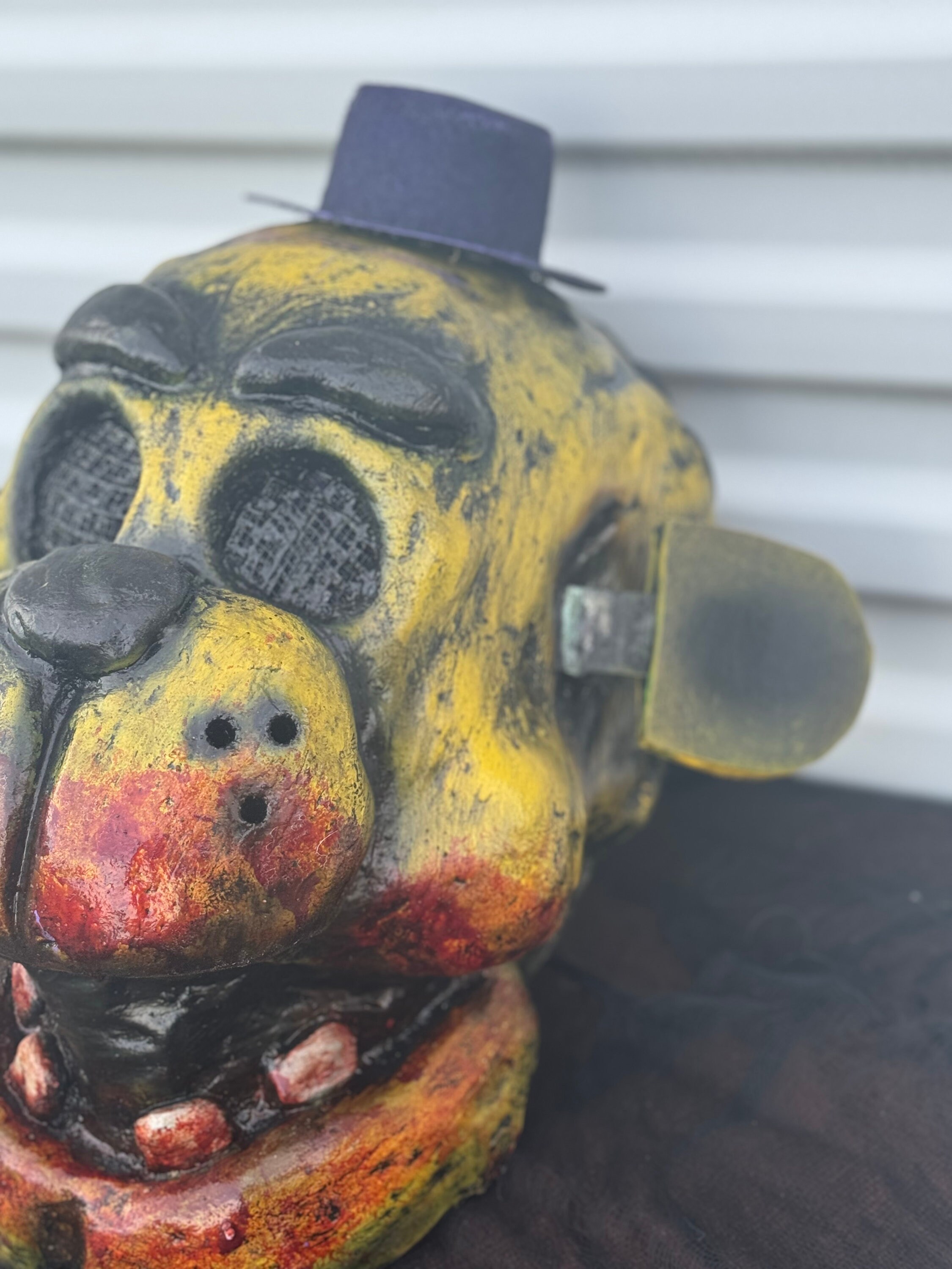 Five Nights at Freddy’s Mask Golden Frebby Latex Half Mask, Scary ...