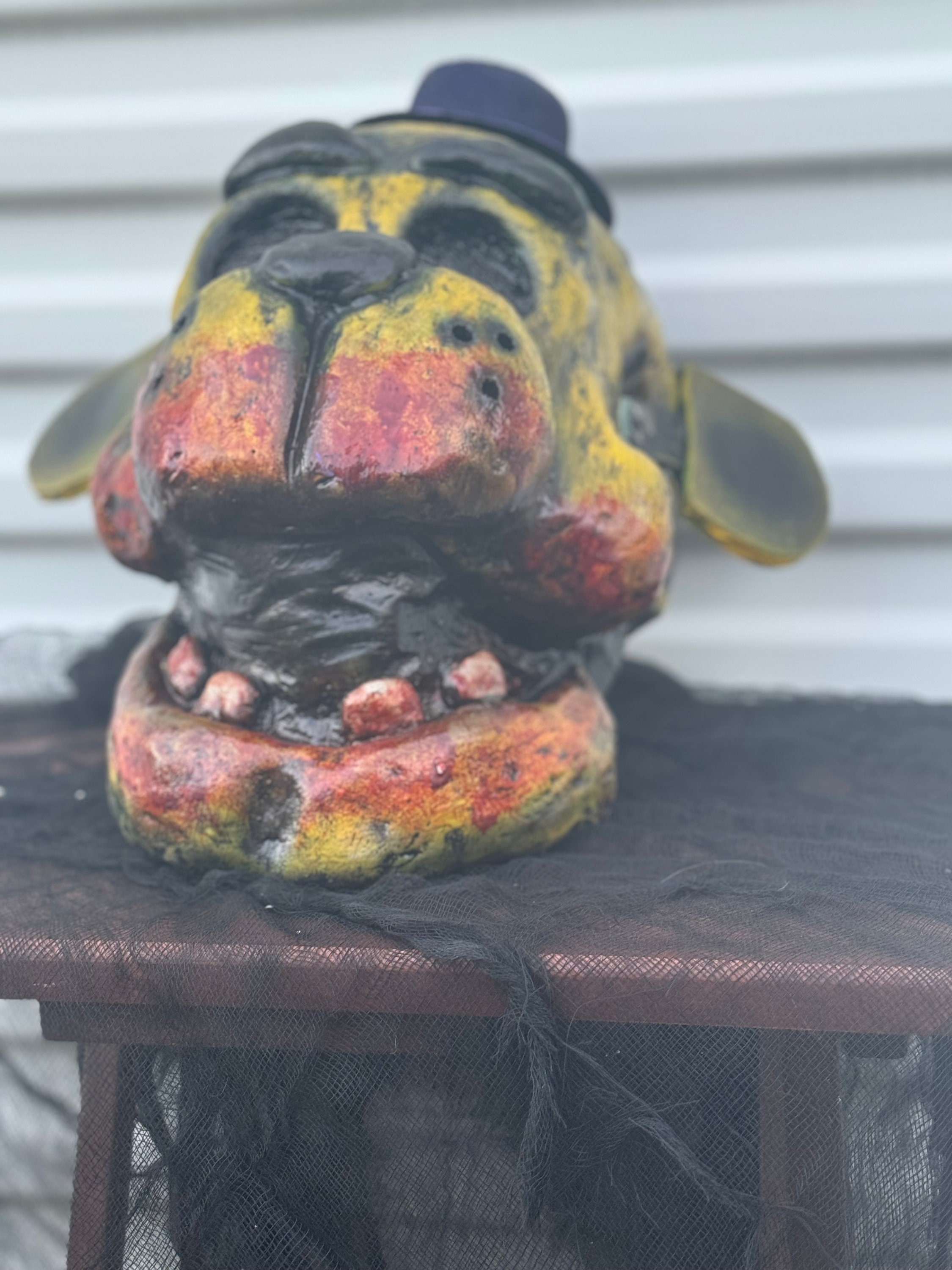 Five Nights at Freddy’s Mask Golden Frebby Latex Half Mask, Scary ...