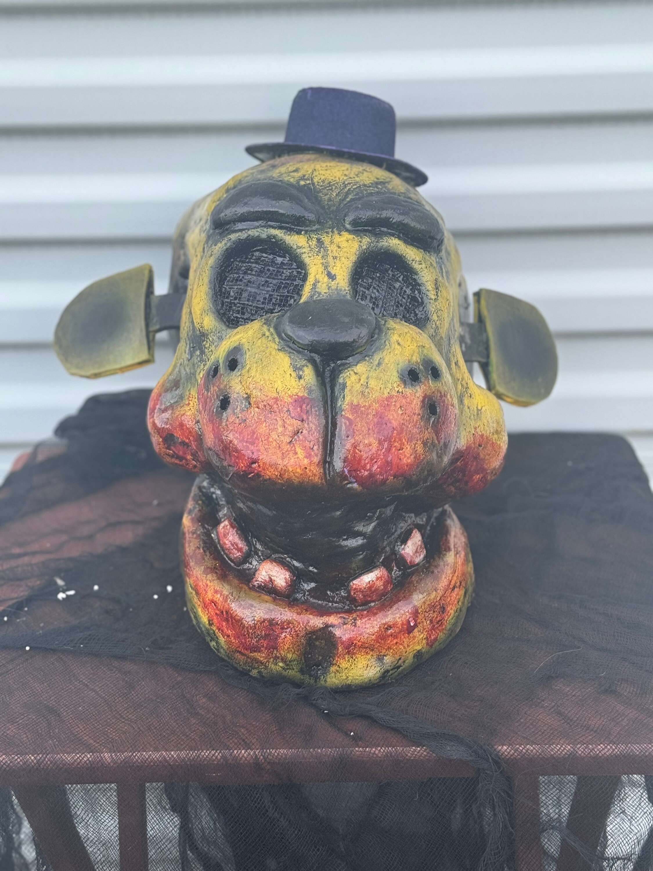 Five Nights at Freddys Mask Golden Frebby Latex Half Mask, Scary ...