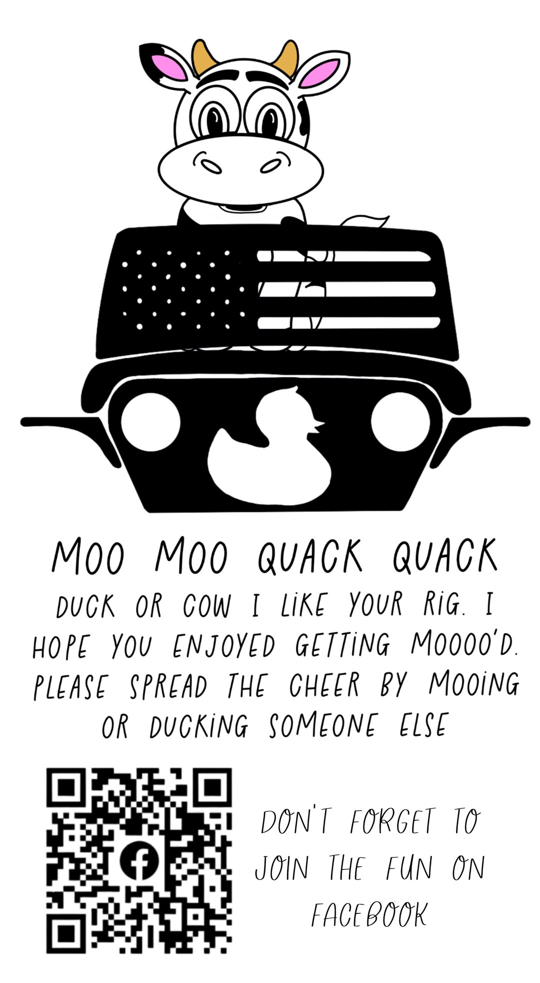 Subamoo Bundles Duck Duck Moo Moo Cards - Etsy