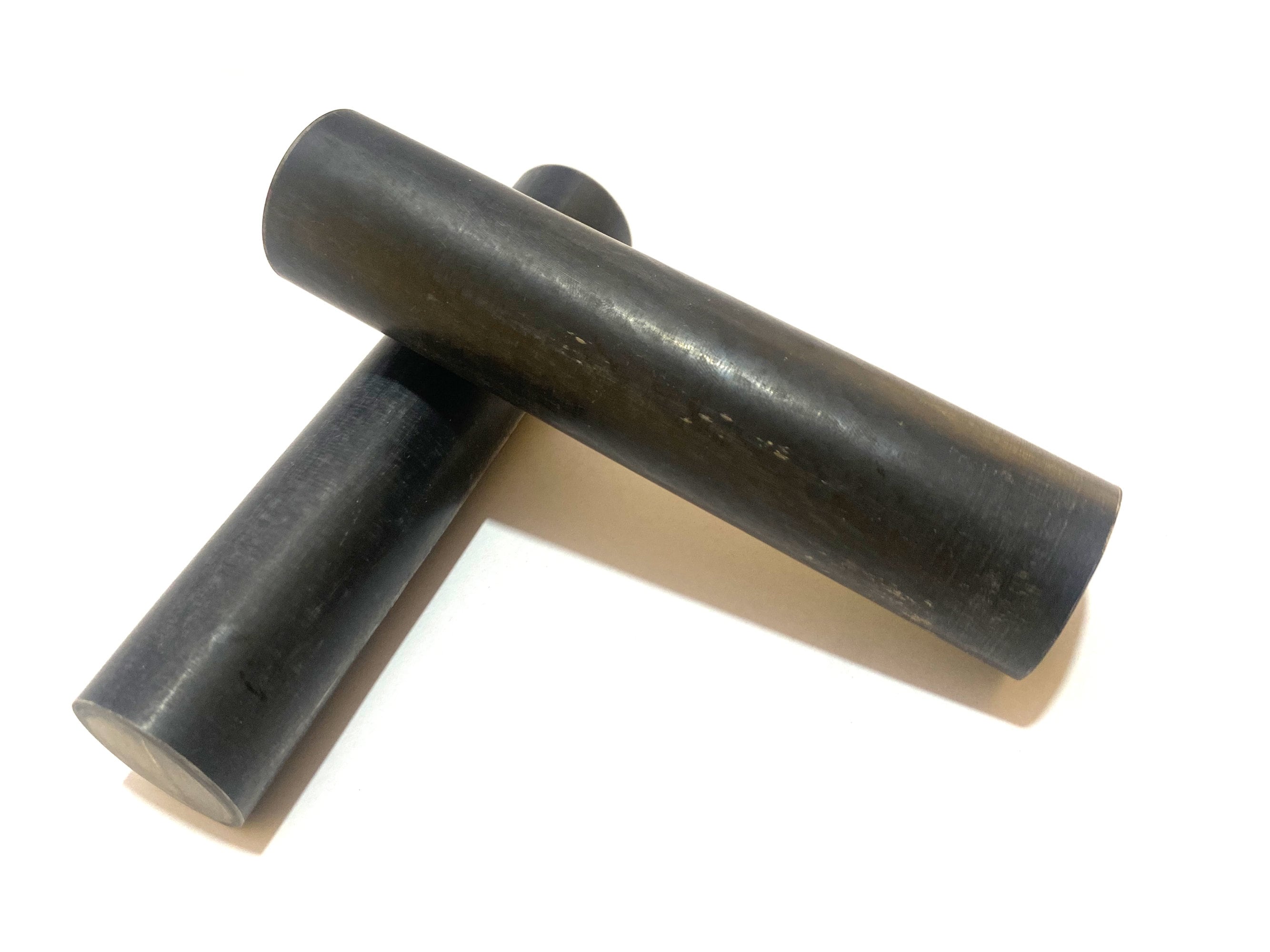 Unpolished Black Buffalo Horn Roll: 130x30mm Craft Supply - Etsy