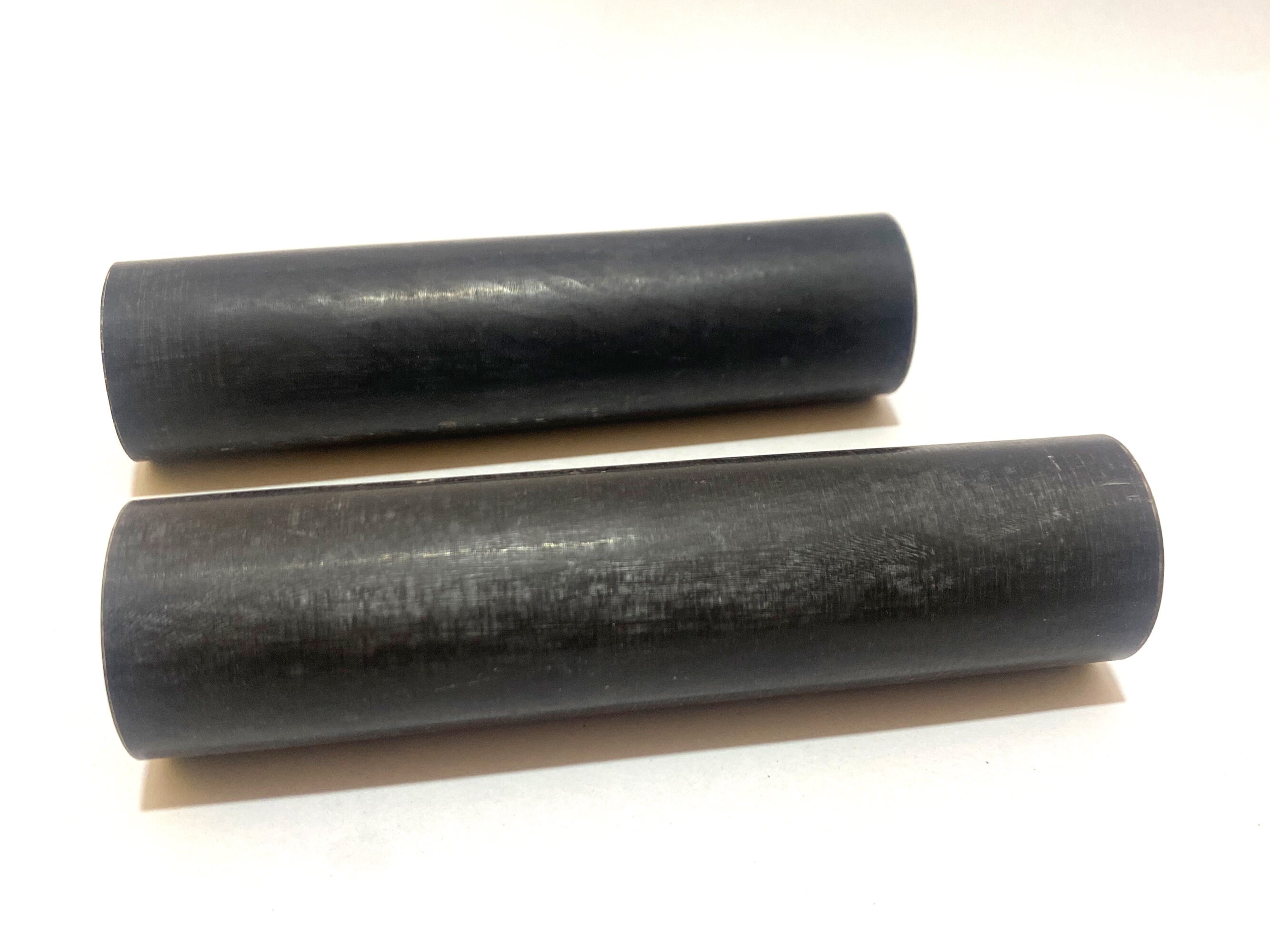 Unpolished Black Buffalo Horn Roll: 130x30mm Craft Supply - Etsy
