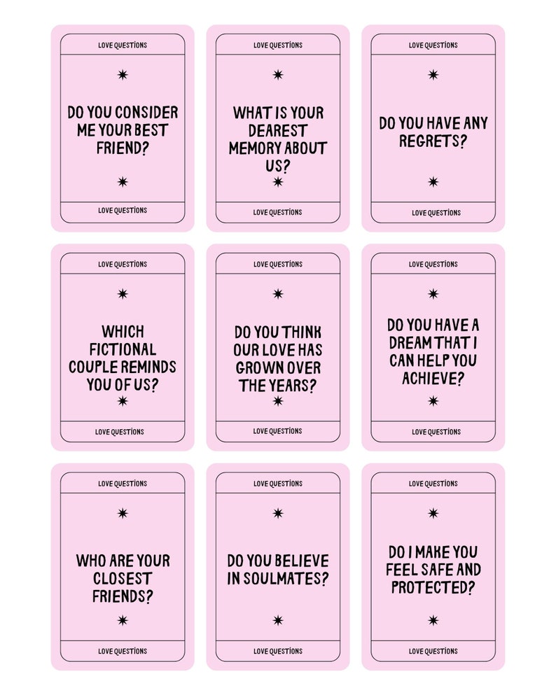 Couple Question Cards, Couple Conversation Questions, Relationship ...