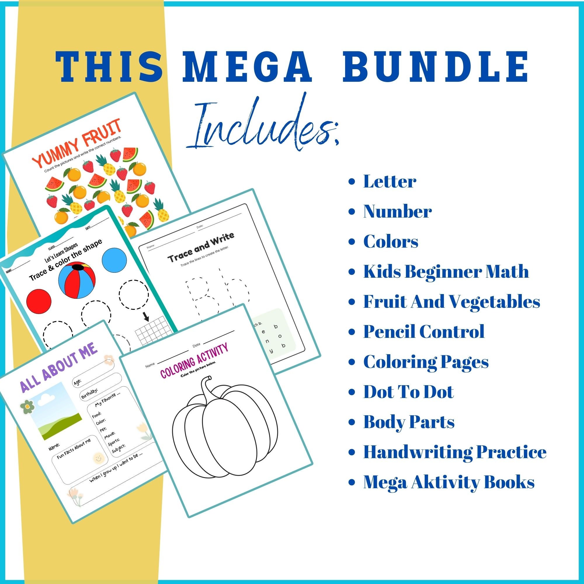 Preschool Curriculum | 1000+ Preschool Workbook With Preschool ...