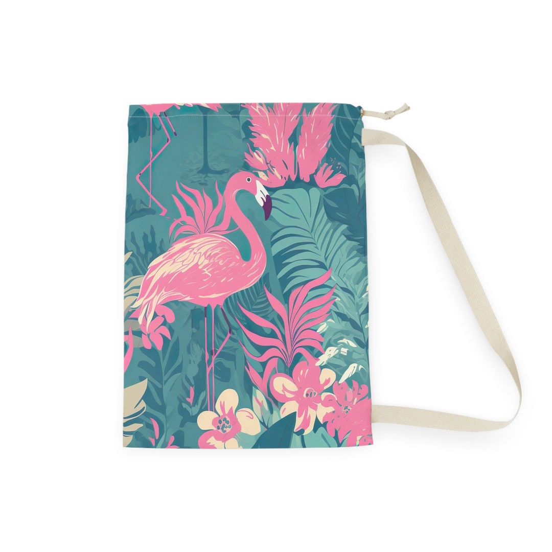 College Dorm Lilly Pulitzer Inspired Flamingos and Palm Trees - Etsy