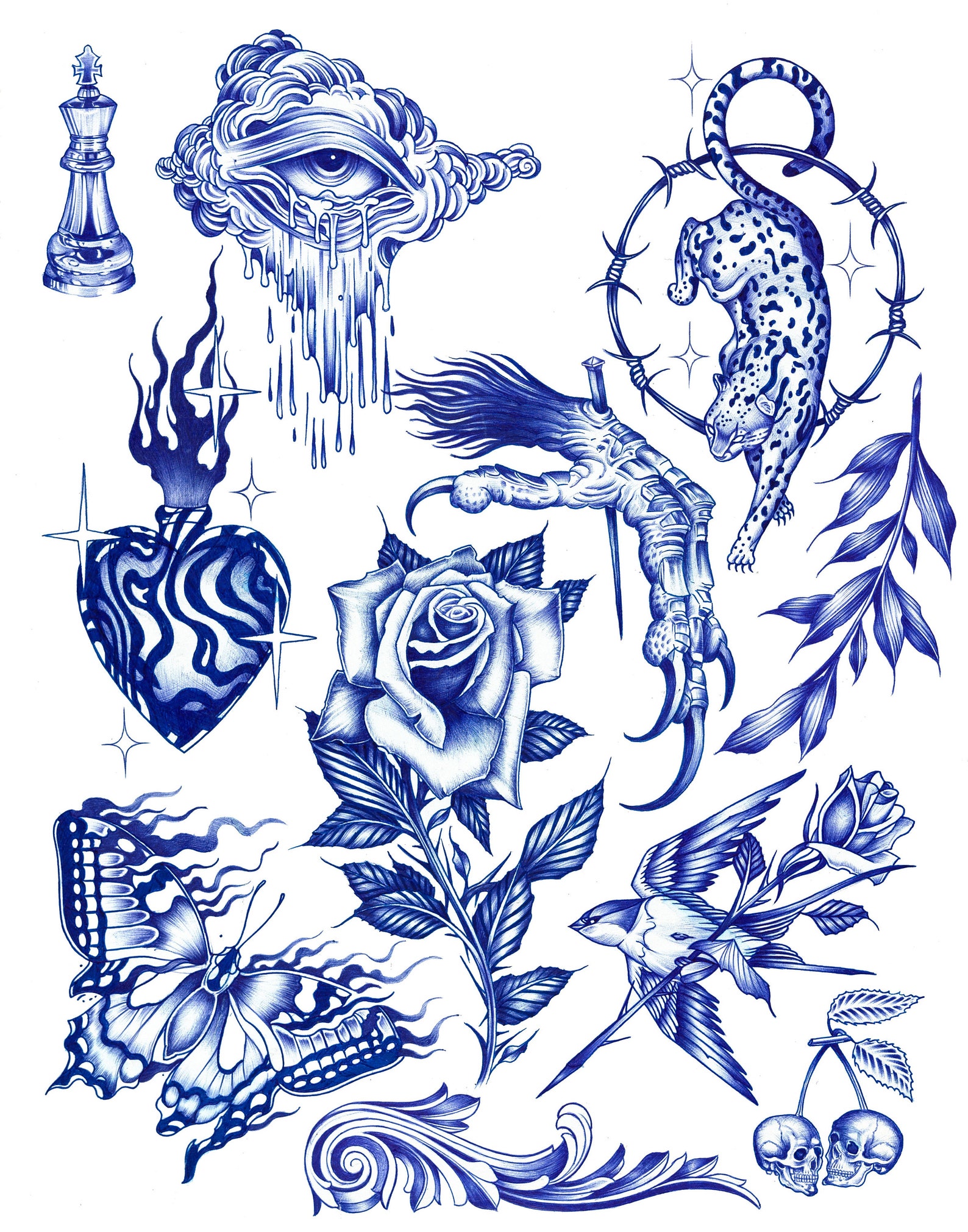 Bic Pen Art Prints - Etsy