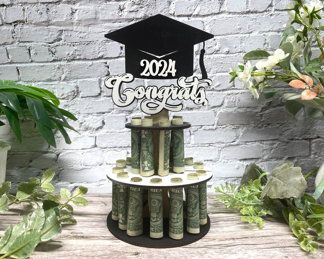 Graduation Gift Money Holder, Tiered Graduation Money Cake, Gaduation ...