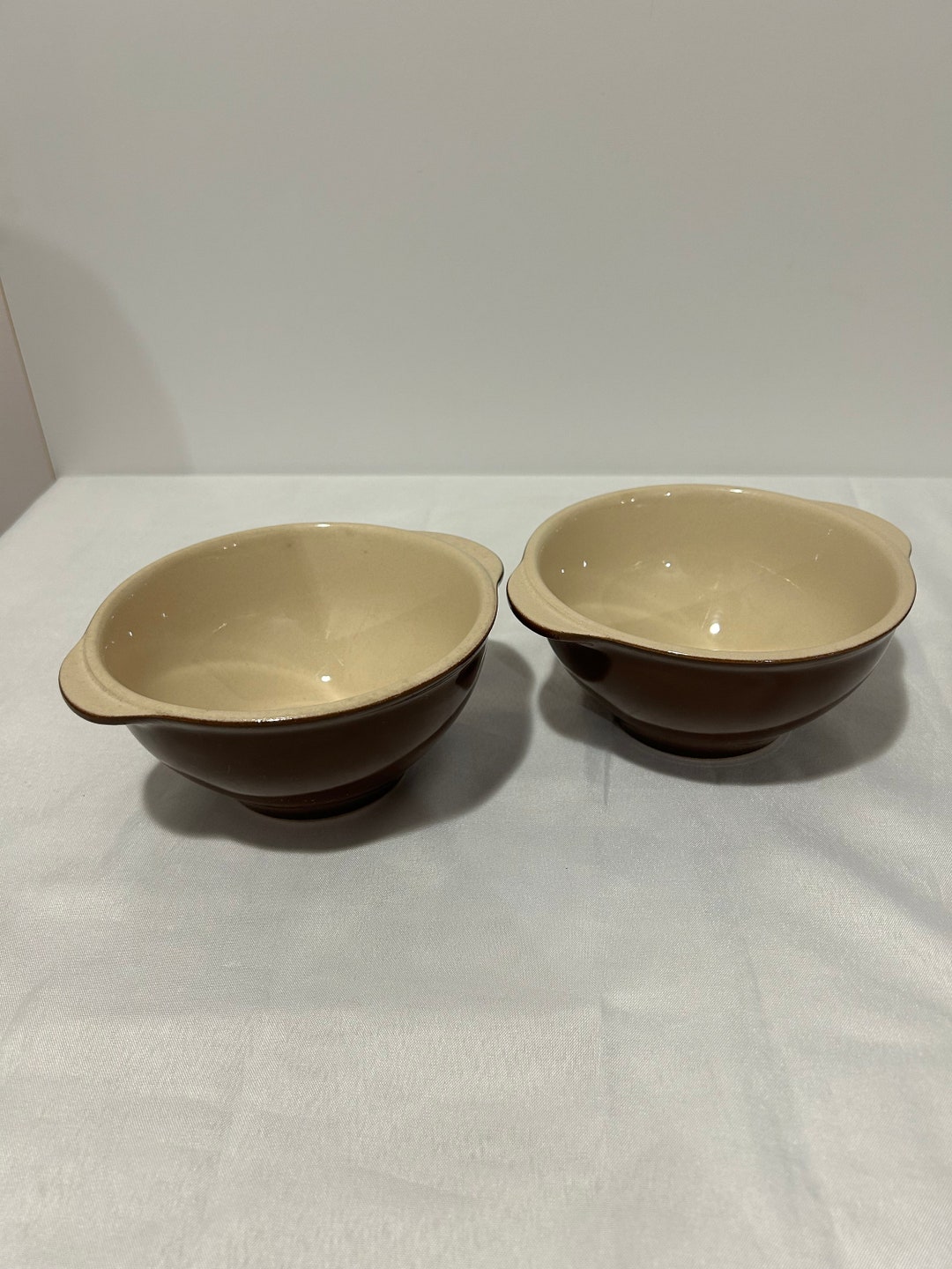 2 Emile Henry Bowls in Old Enameled Stoneware 1950 France / Soup Bowl ...