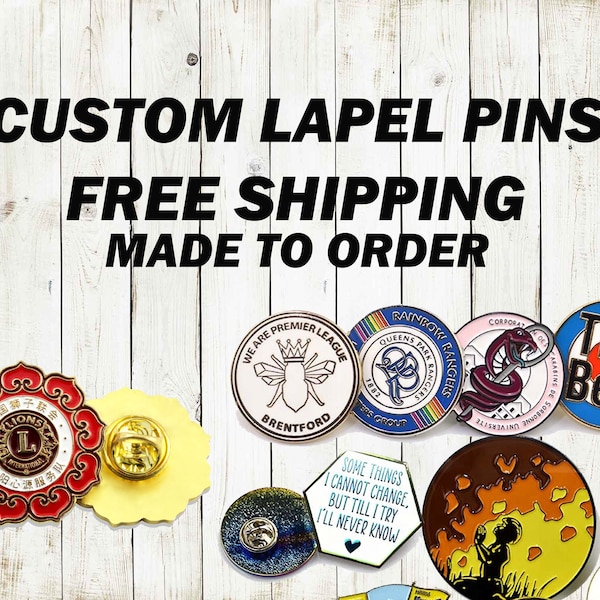 Custom Pins Etsy