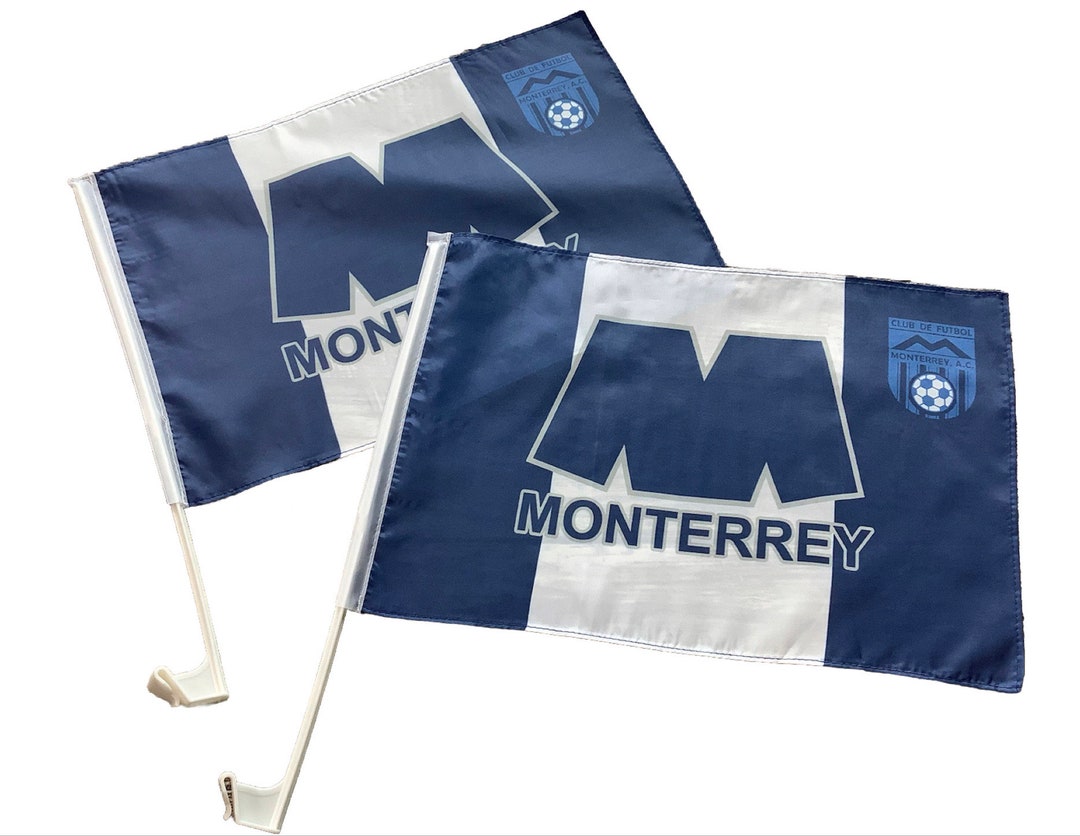 Monterrey Rayados Mexico 2 New Car Flags Banner Futbol Soccer Bandera ...