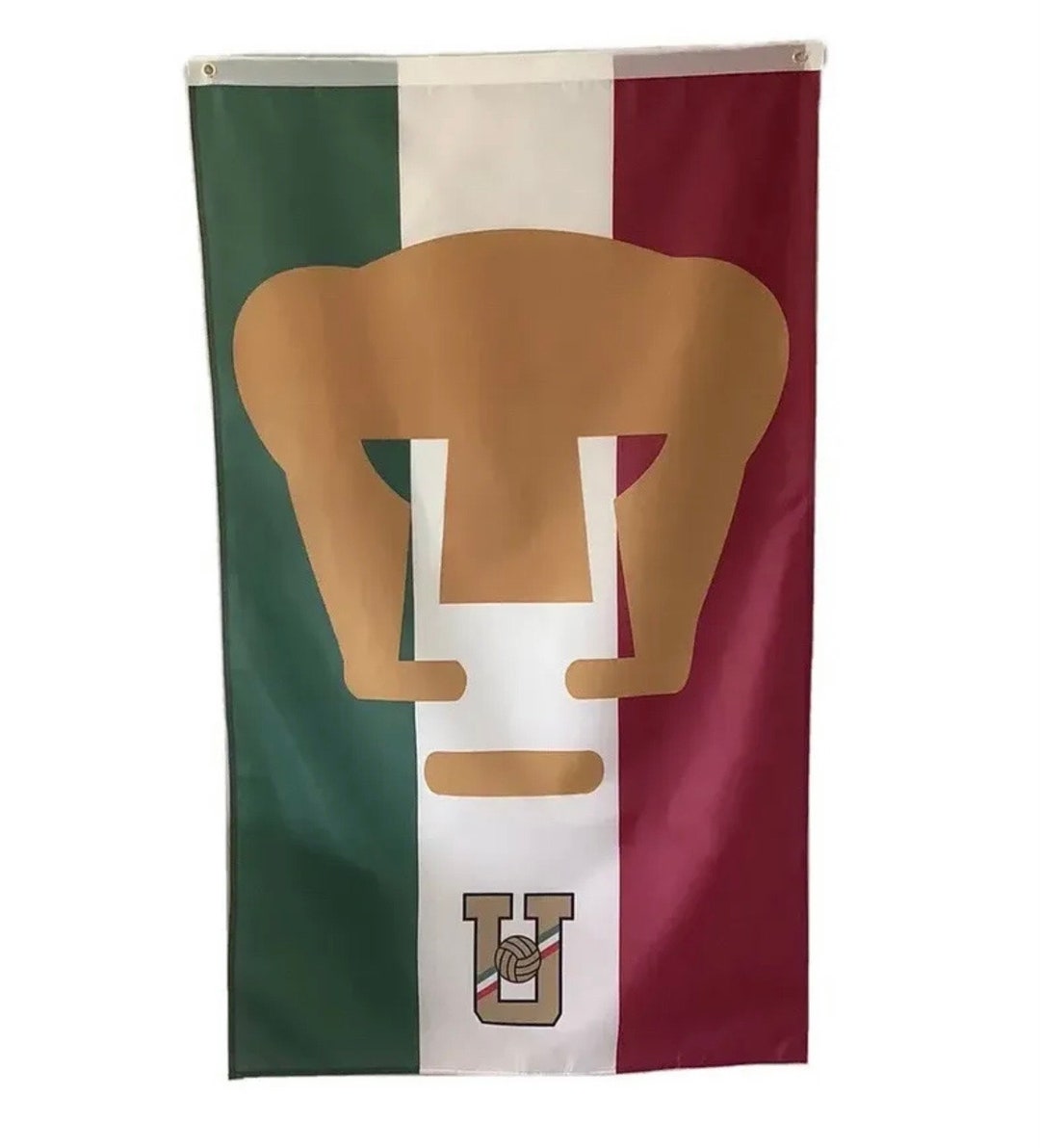 Pumas UNAM Retro Tri Mexico New 3x5' Soccer Flag Banner Futbol Bandera ...