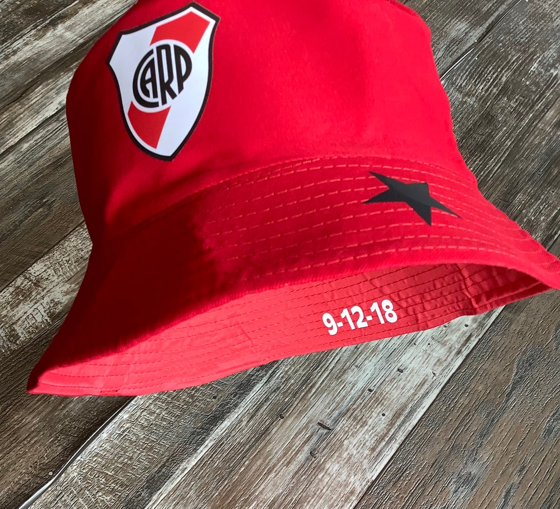 River Plate Argentina Gorro Piluso Futbol New Soccer Bucket Hat Adult ...