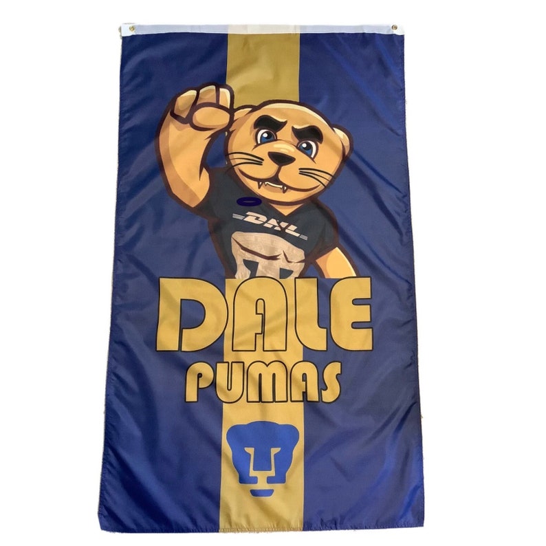 Pumas UNAM Mexico Futbol Soccer New Flag 3x5' Sports Banner Bandera ...