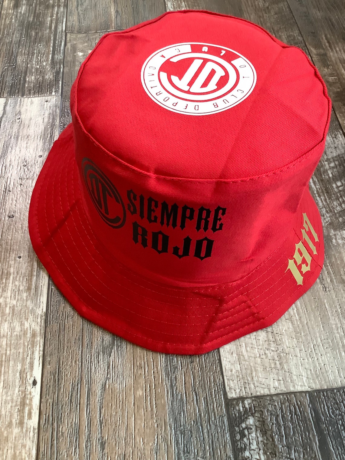 Club Deportivo Toluca Mexico Futbol New Soccer Bucket Hat Adult Size ...