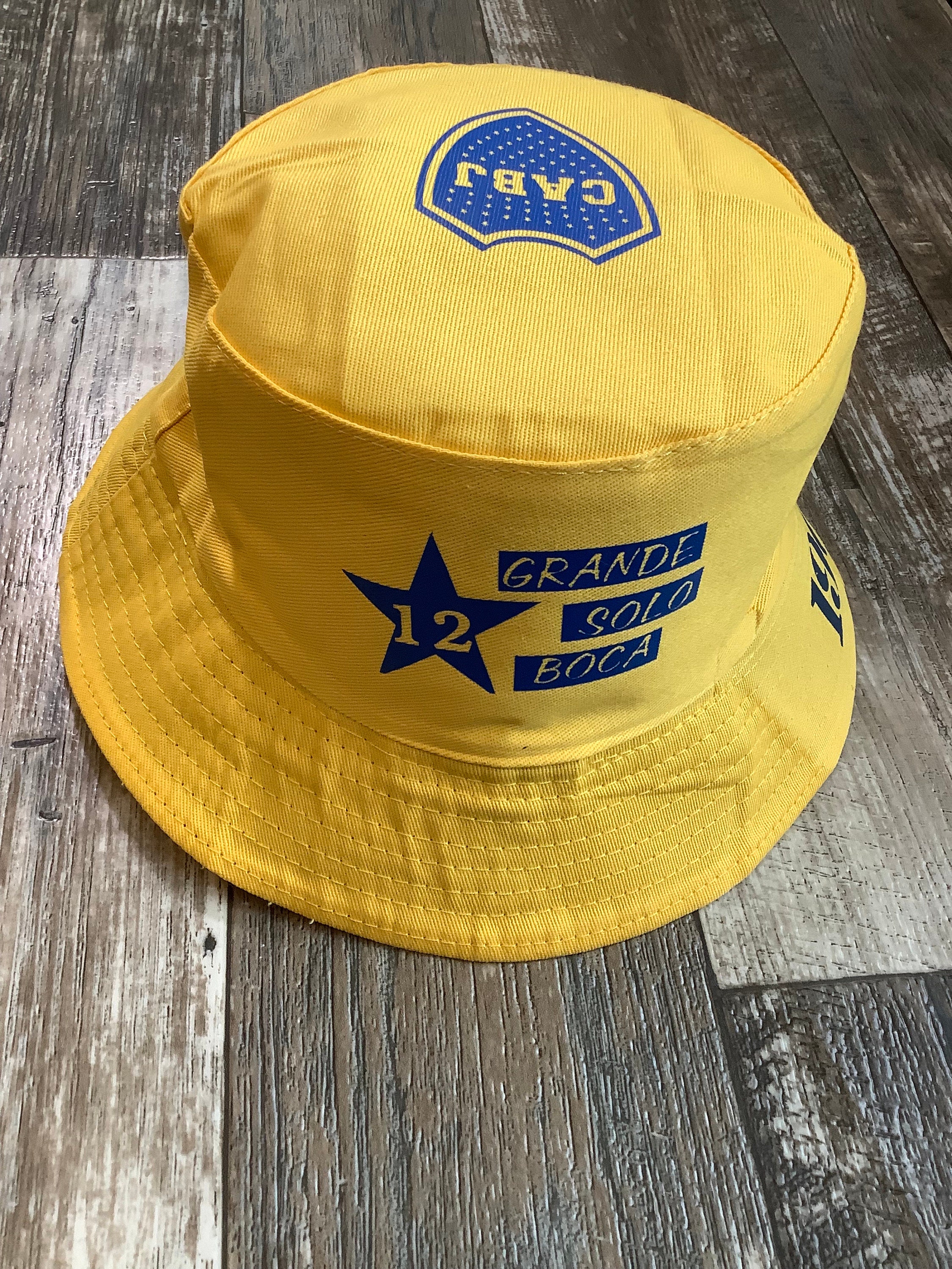 Boca Juniors Argentina Gorro Piluso Futbol New Soccer Bucket Hat Adult ...