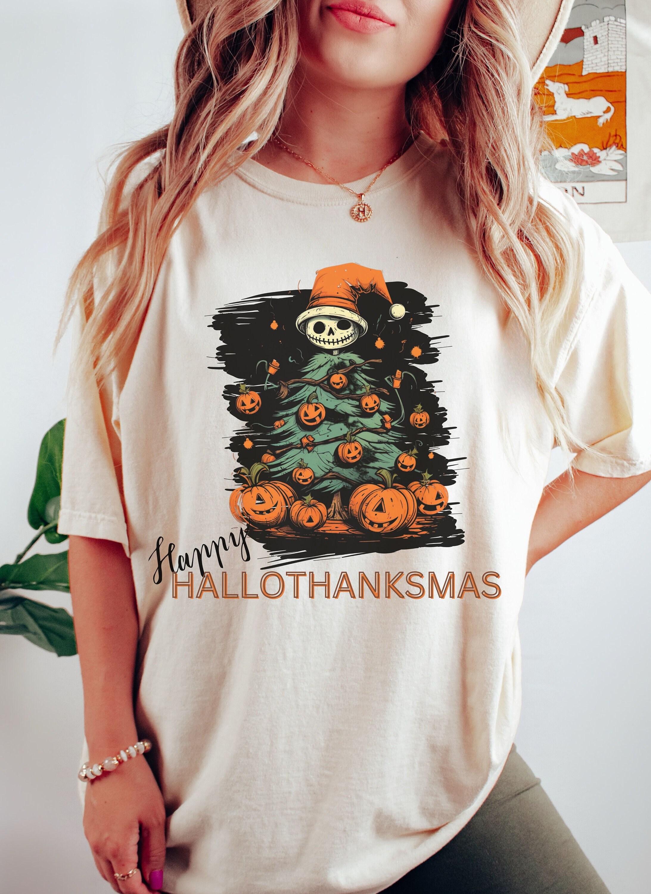 Happy Hallothanksmas Clipart Hallothanksmas Png Happy - Etsy
