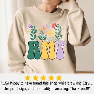 Retro Wildflower RMT PNG and SVG Clipart - Vintage Floral Typography ...