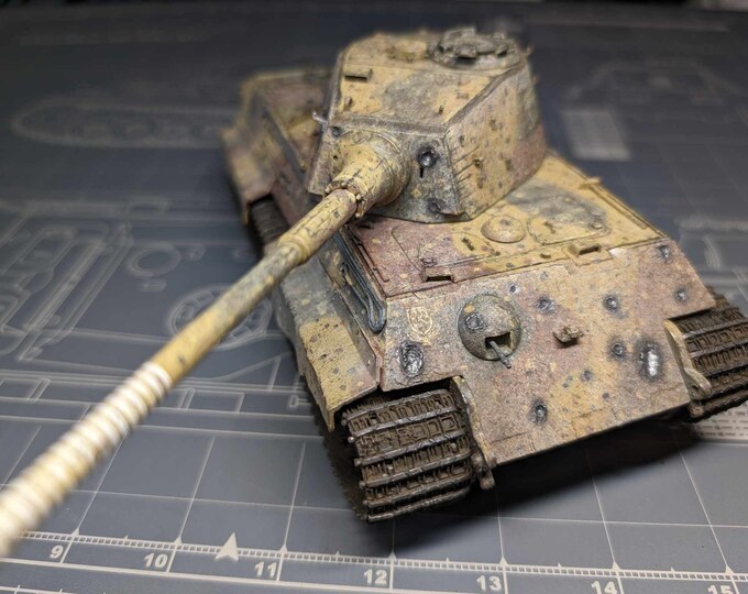 King Tiger 1:35 Pro-built Tank Scale Model - Etsy