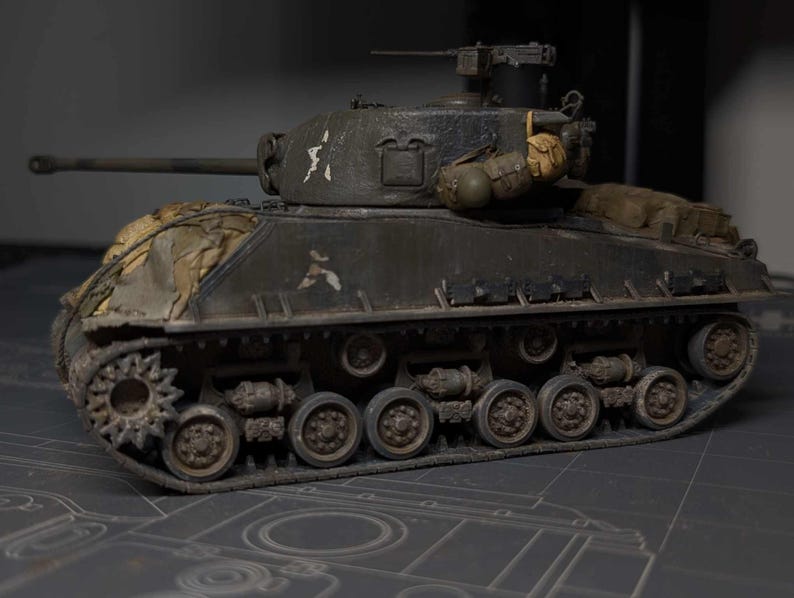 M4A3E8 Sherman Easy Eight , 1:35 Pro-built Scale Model - Etsy