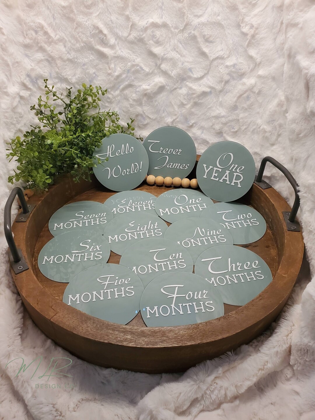 Acrylic Baby Milestone Cards, Baby Milestone Discs, Acrylic Discs, Baby ...