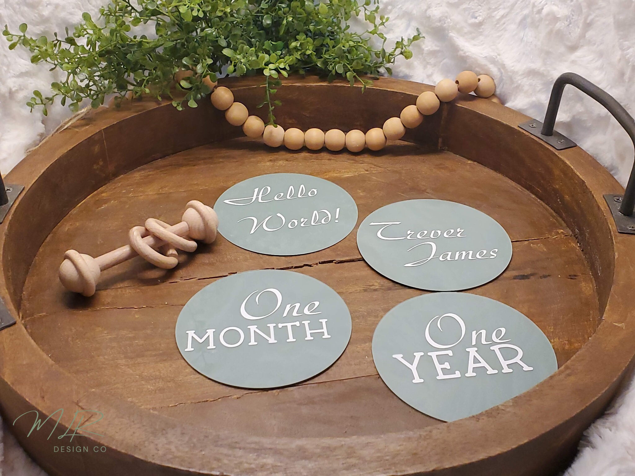 Acrylic Baby Milestone Cards, Baby Milestone Discs, Acrylic Discs, Baby ...