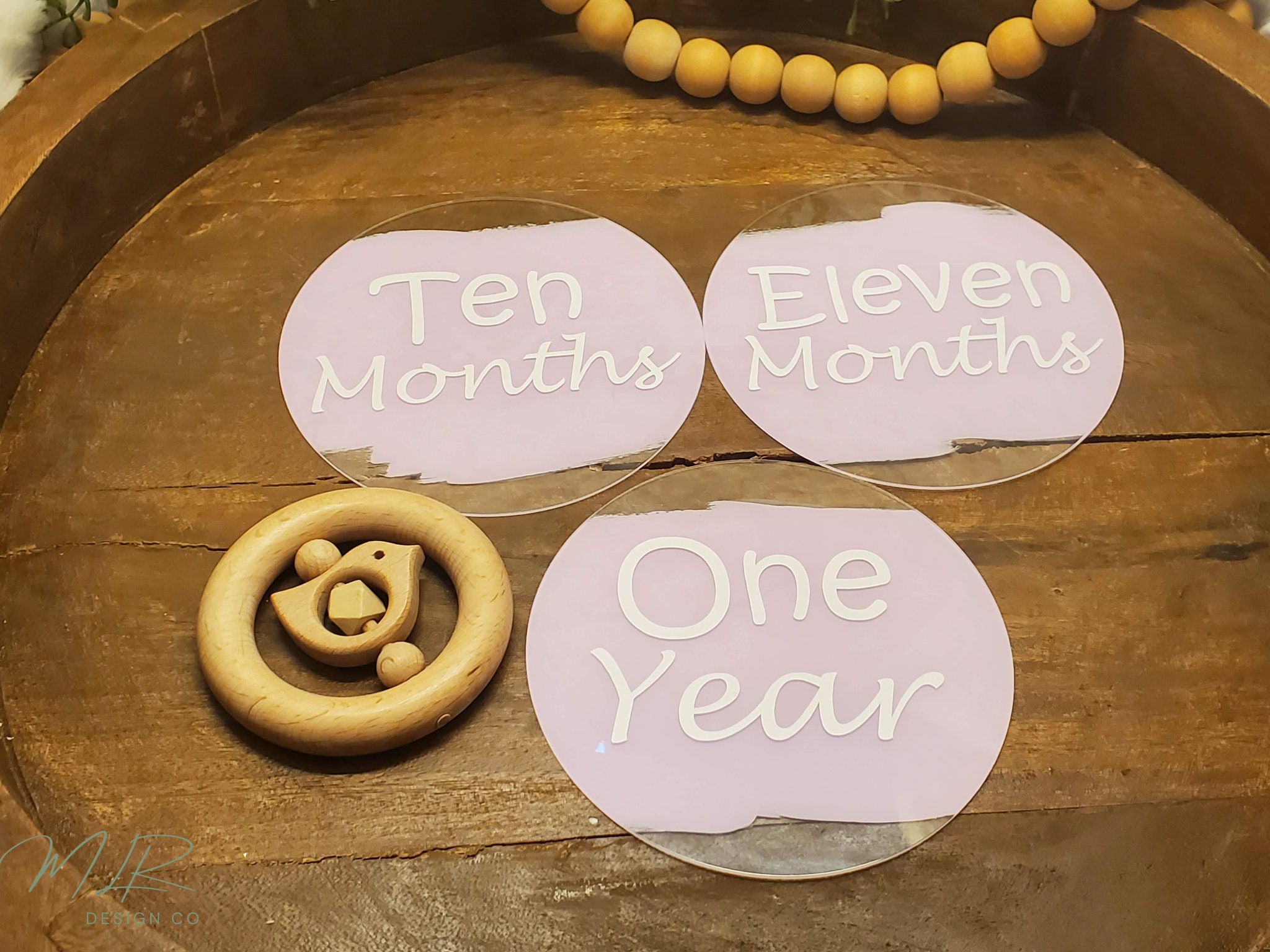 Acrylic Baby Milestone Cards, Baby Milestone Discs, Acrylic Discs, Baby ...
