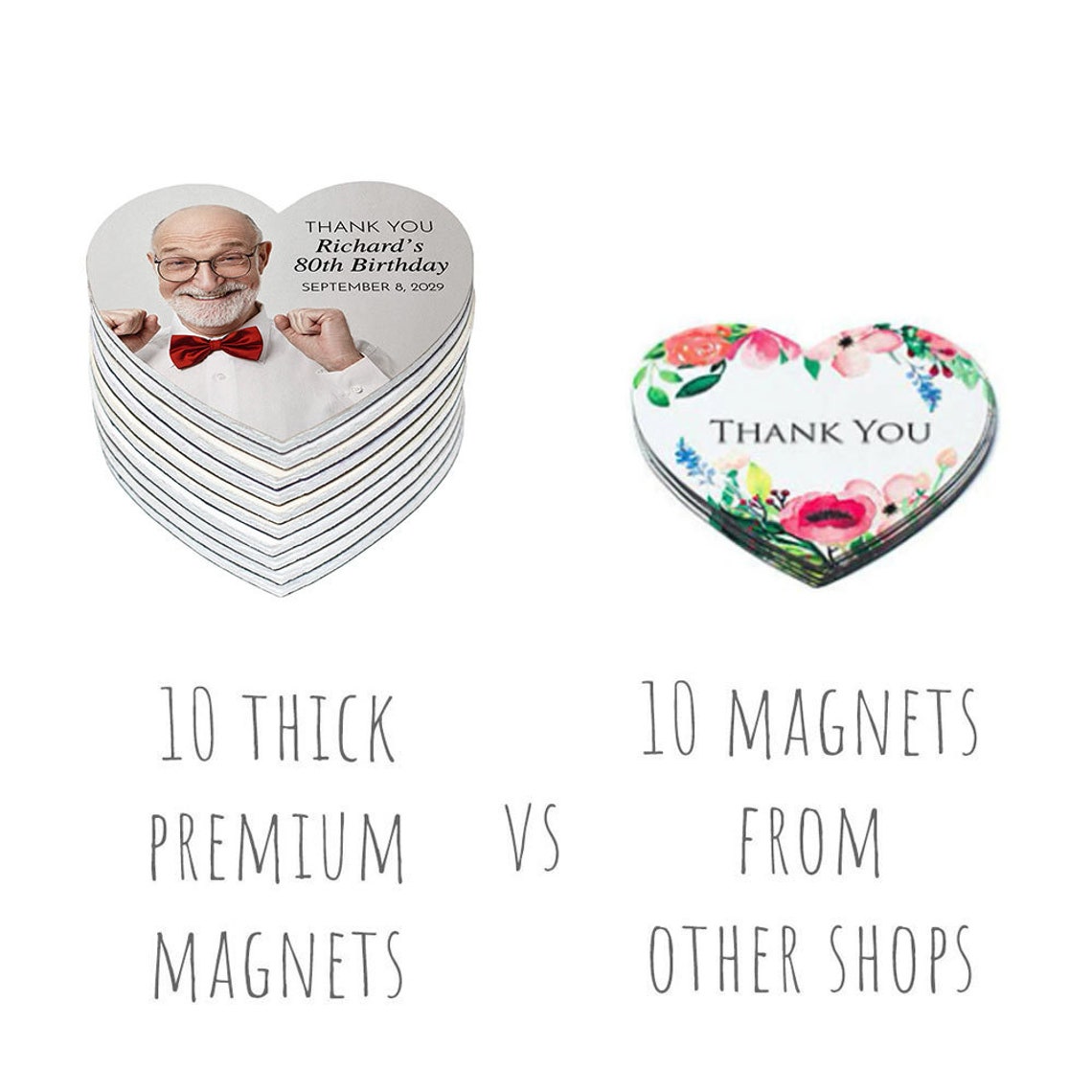 Birthday Magnets Party Favor Magnets Great Thank You Gifts for Your ...