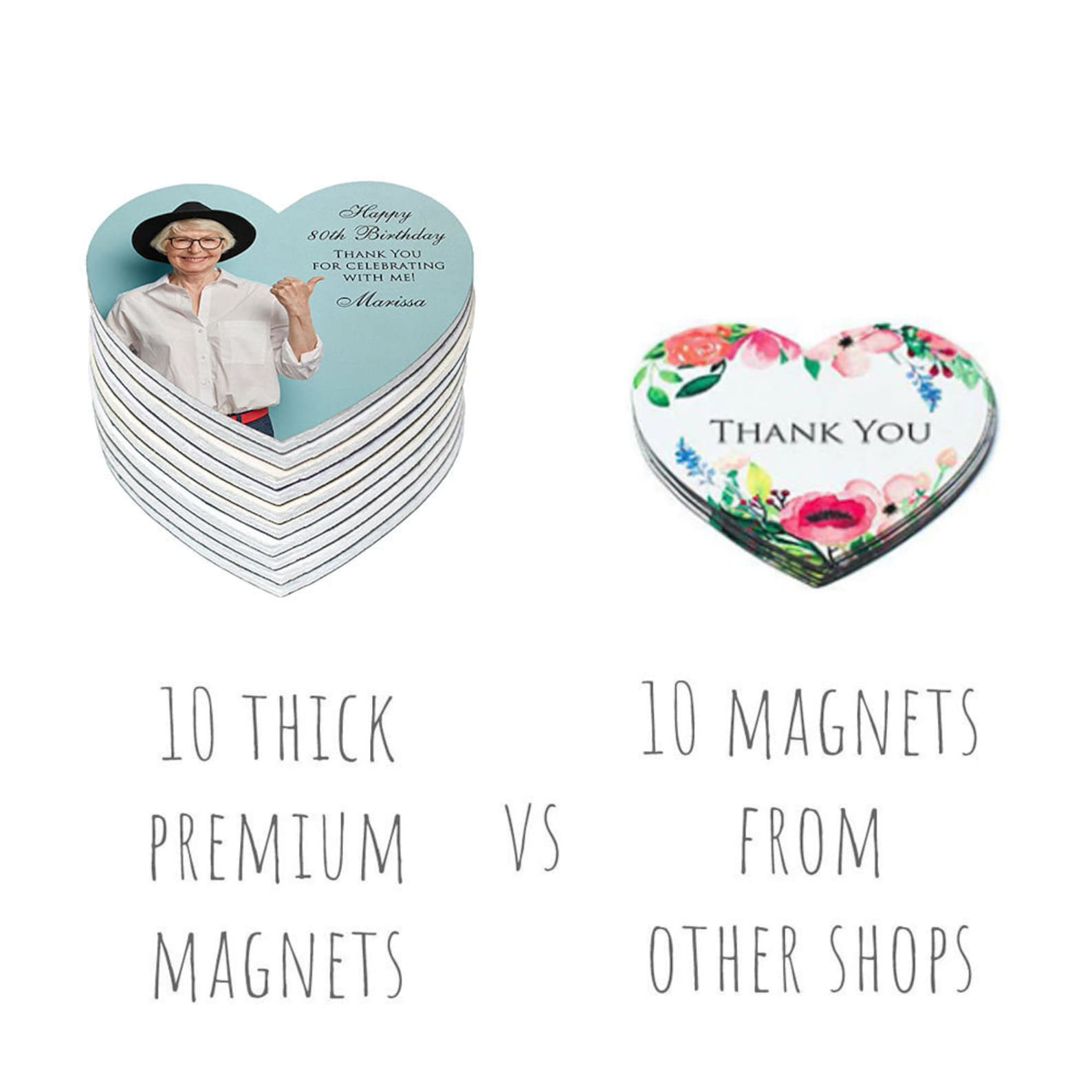 Birthday Magnets Party Favor Magnets Great Thank You Gifts for Your ...