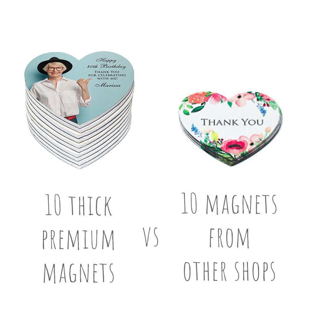 Birthday Magnets Party Favor Magnets Great Thank You Gifts for Your ...