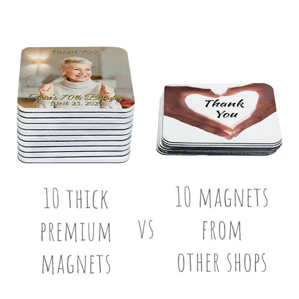 Birthday Magnets Party Favor Magnets Are Great Thank You Gifts for Your ...