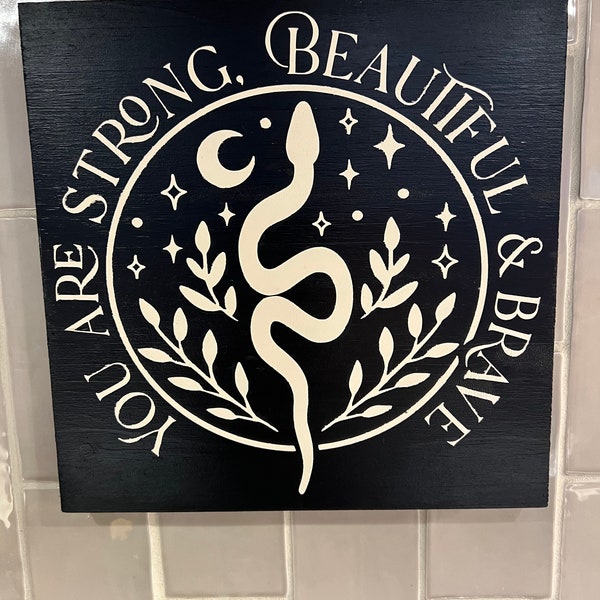 You Are Strong Sign - Etsy