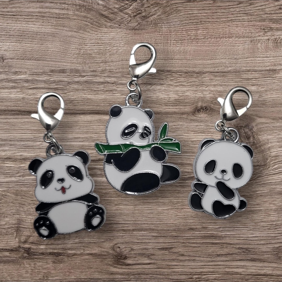 Panda Stitch Markers for Crochet Set of 3 Crochet Stitch Markers - Etsy