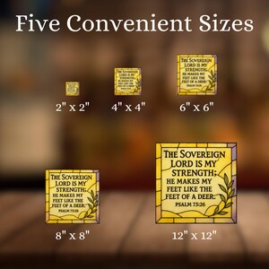 Psalm 73 26 Bible Verse Ceramic Art Tile Christian Decor Bookshelf Wall ...