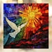 Holy Spirit Stained Glass Window Cling Christian Faith Art Faithful ...