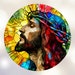 Jesus Stained Glass Window Cling Christian Art Window Sticker Decal ...