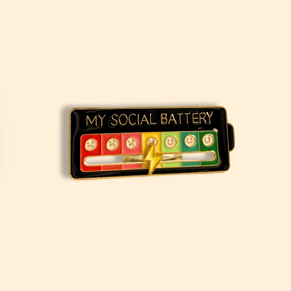 Social Enamel Pin - Etsy