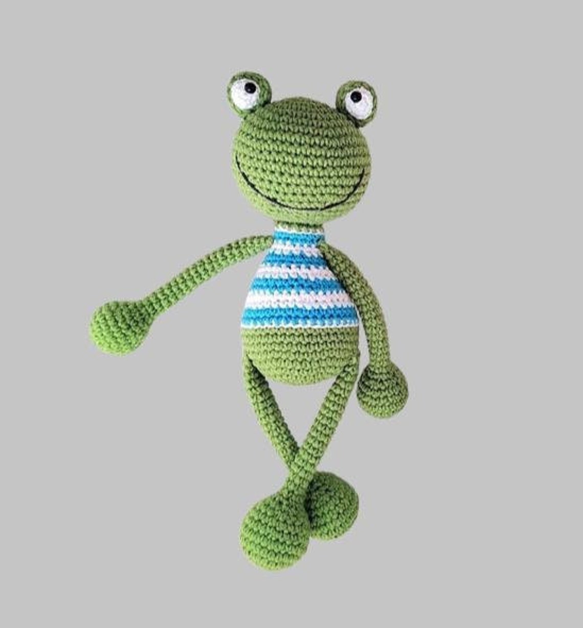 Sweater Hopper - Sweater Frog Crochet Pattern - Digital PDF English ...
