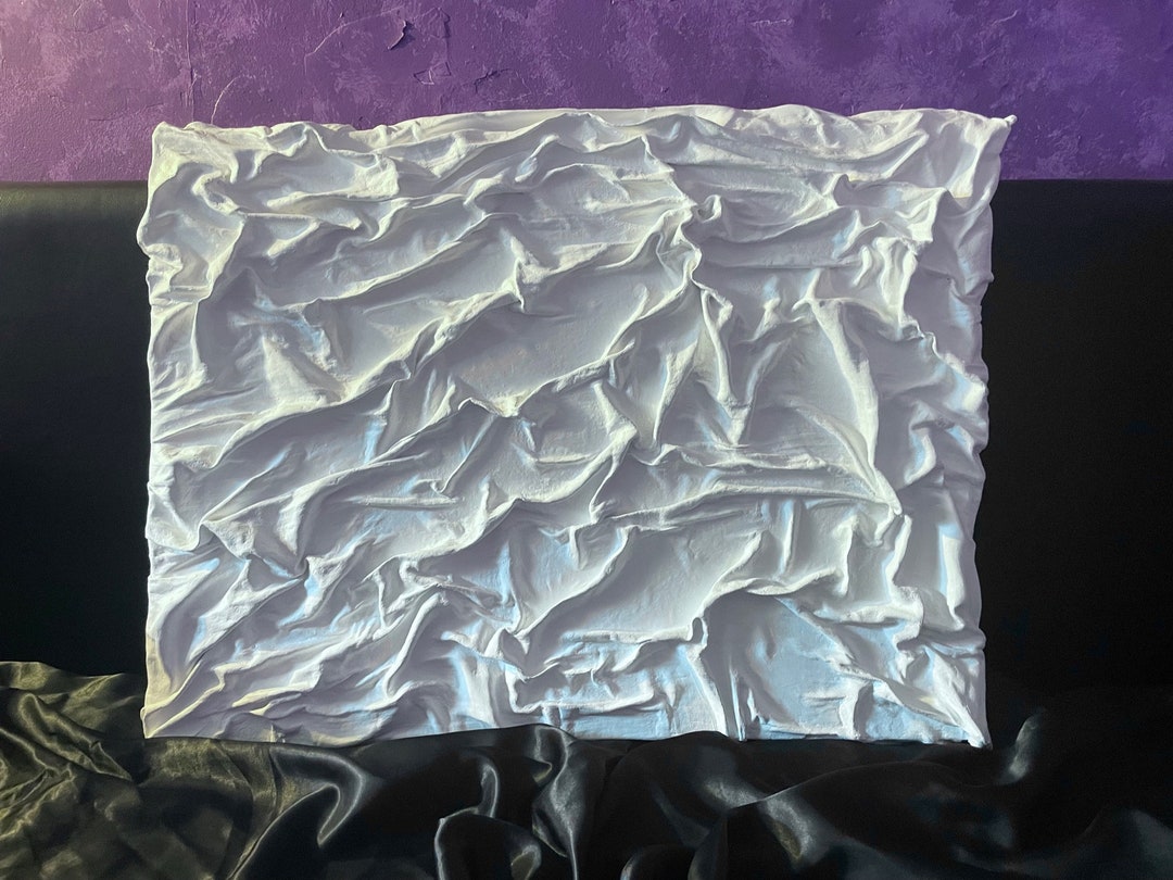 3D Fabric Textured Art Canvas Wall Deco - Etsy