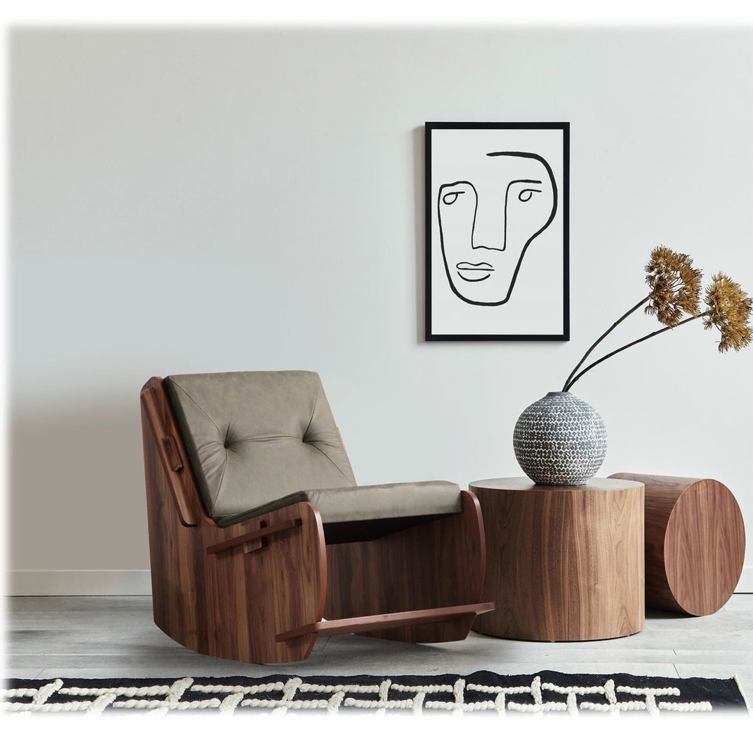 Modern Rocking Chair Rocking Chair Rocking Tv Chair Rest - Etsy